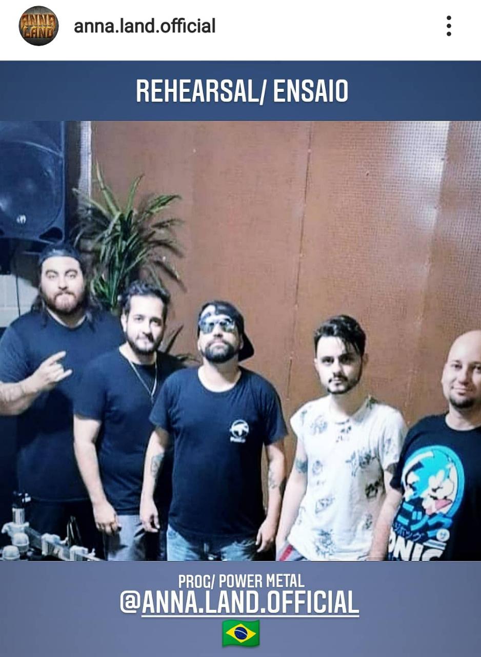 ANNA LAND: banda retorna aos ensaios do seu vindouro álbum || MS METAL ...
