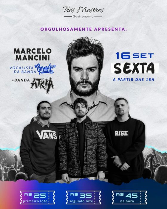 ATRIA: show nesta sexta-feira com Marcelo Mancini || MS METAL AGENCY ...