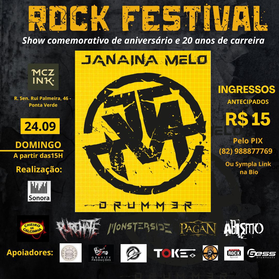 JANAINA MELO: comemorando 20 anos de carreira com grande show em Maceió ...